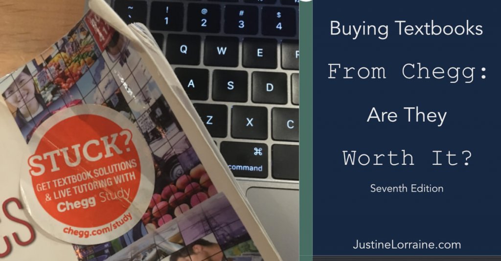 Buying Textbooks from Chegg: Is Chegg Worth it? - justinelorraine.com